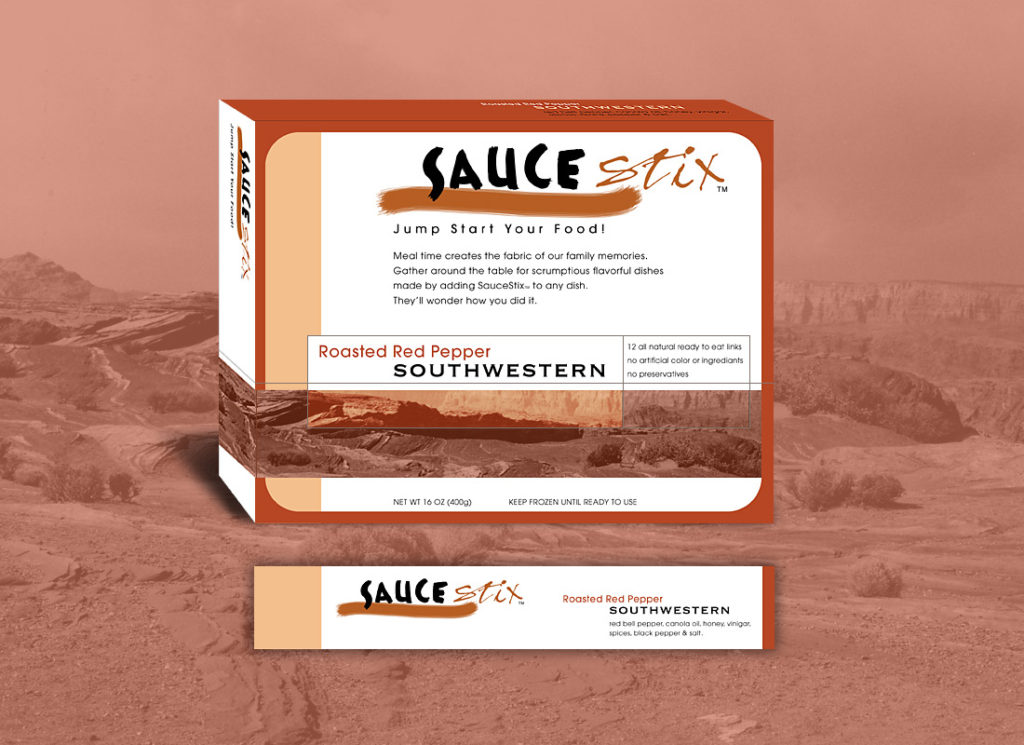 Sauce Stix – Case Study | Branding with logo, color palette and packaging